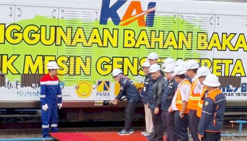 Kereta Api Pun Mulai Gunakan Biodiesel B40